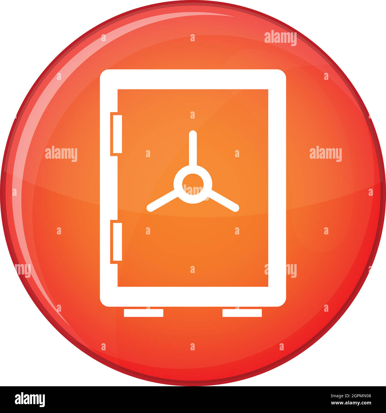 Closed safe icon, flat style Stock Vector Image & Art - Alamy