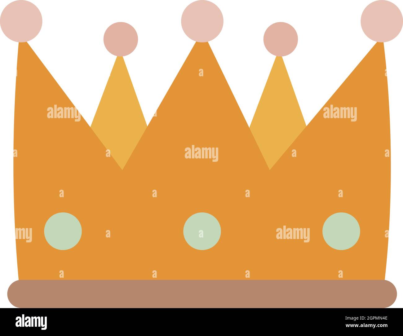 Crown icon vector king, queen, princess royal sign Stock Vector Image ...