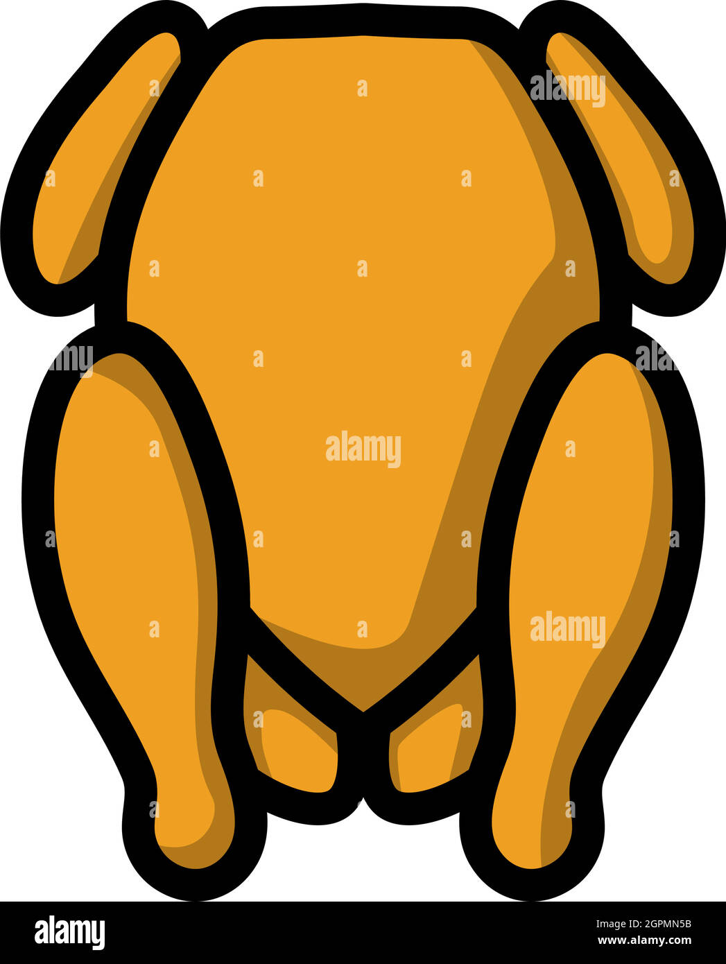Tray chicken icon Stock Vector Images - Alamy