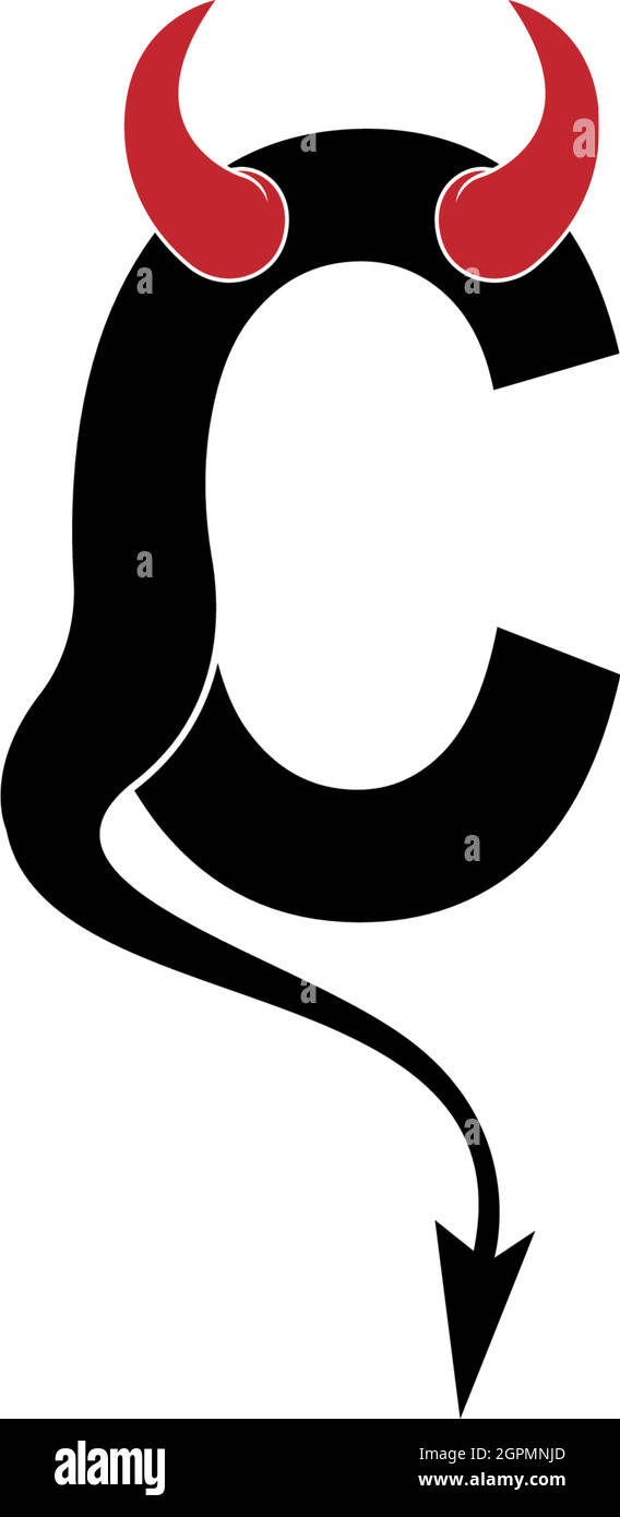 Devils font Cut Out Stock Images & Pictures - Alamy