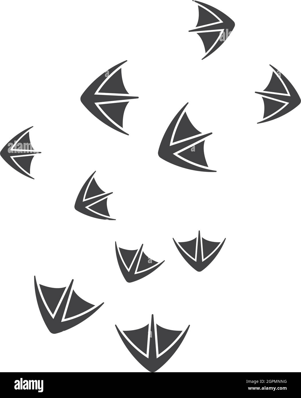 Wildlife print design Black and White Stock Photos & Images - Alamy