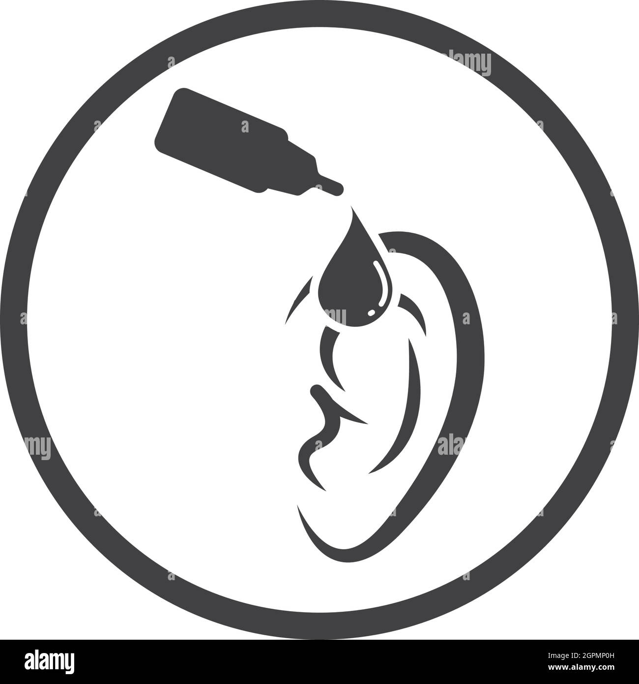 ear drops vector illustration icon Stock Vector Image & Art - Alamy
