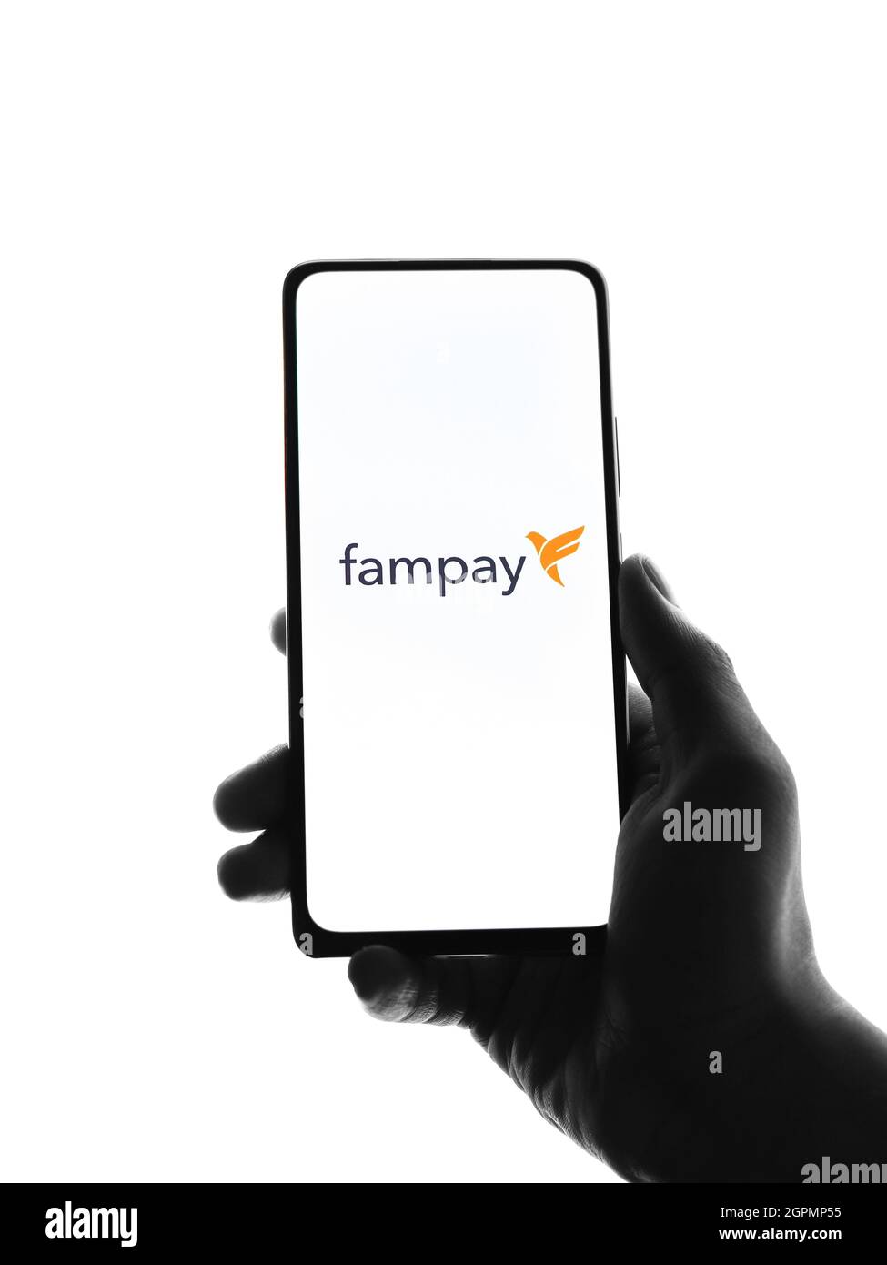 West Bangal, India - September 28, 2021 : FamPay logo on phone screen ...