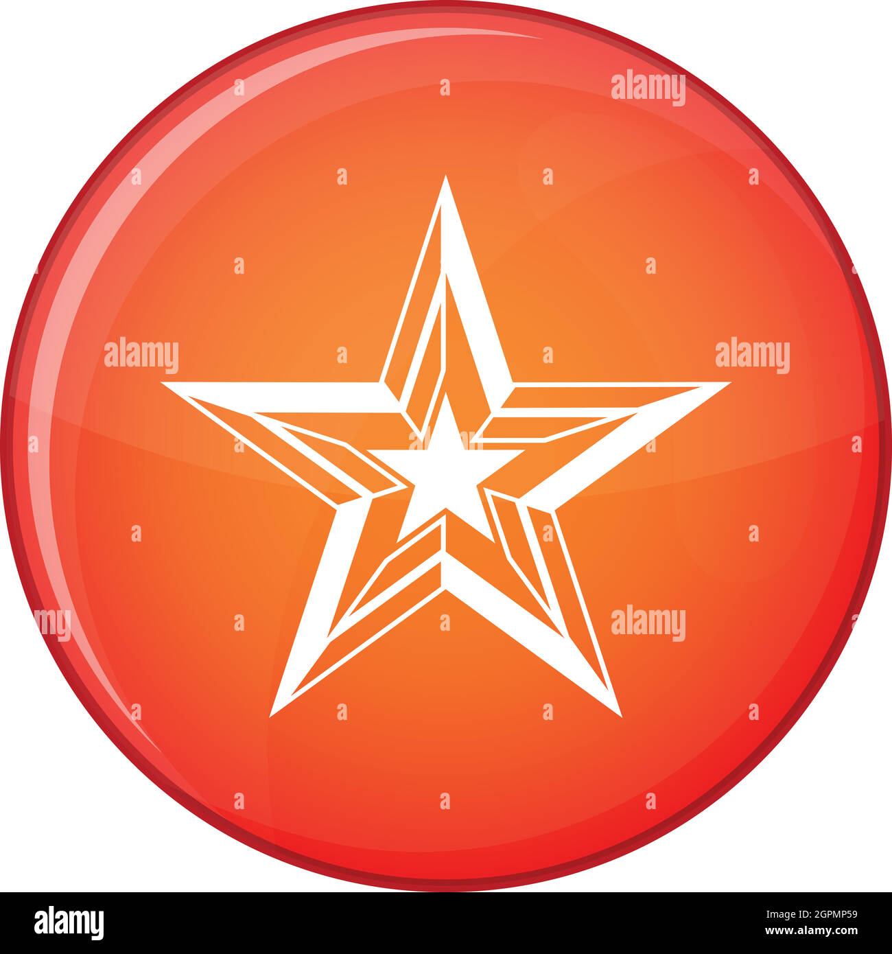 Metallic star icon hi-res stock photography and images - Alamy