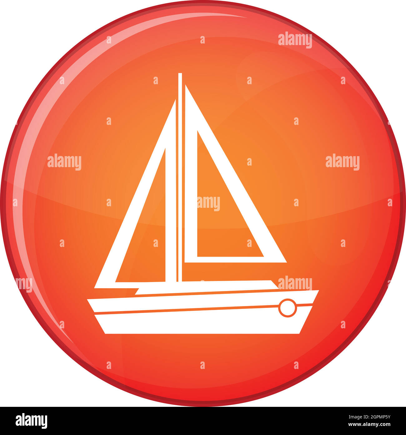 Small boat icon, flat style Stock Vector Image & Art - Alamy