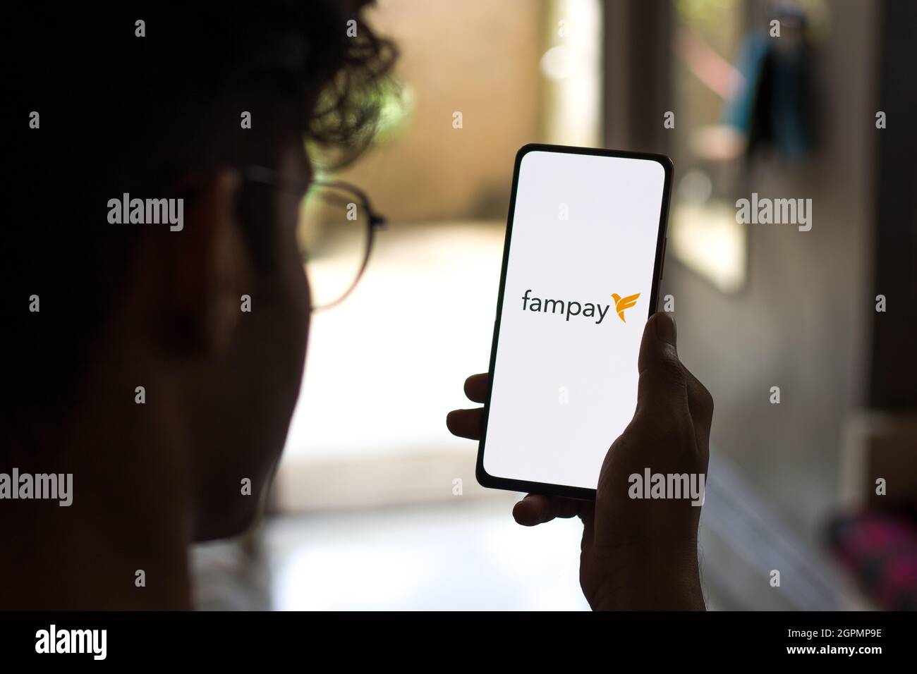West Bangal, India - September 28, 2021 : FamPay logo on phone screen ...