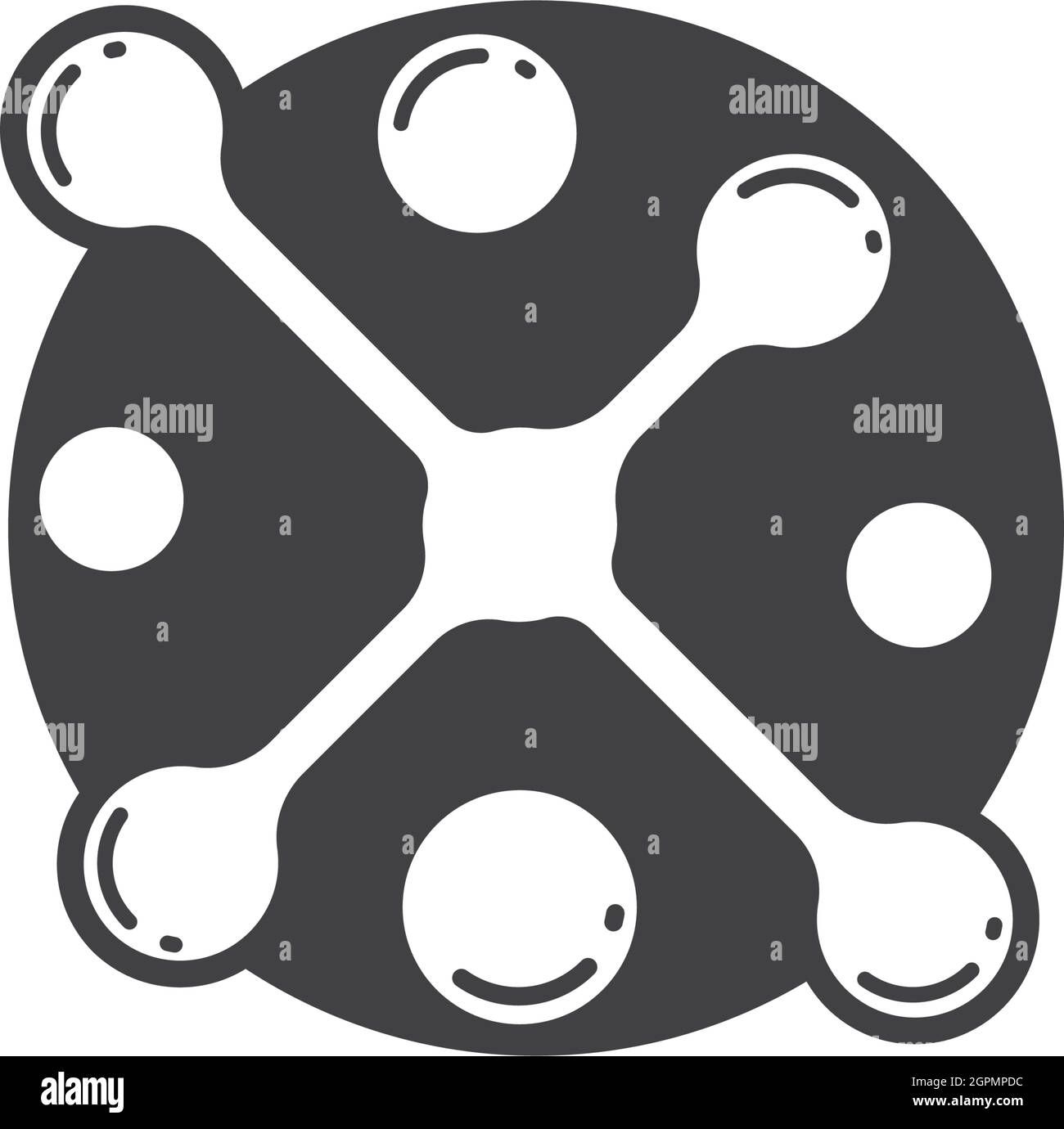 3d molecule model Black and White Stock Photos & Images - Alamy