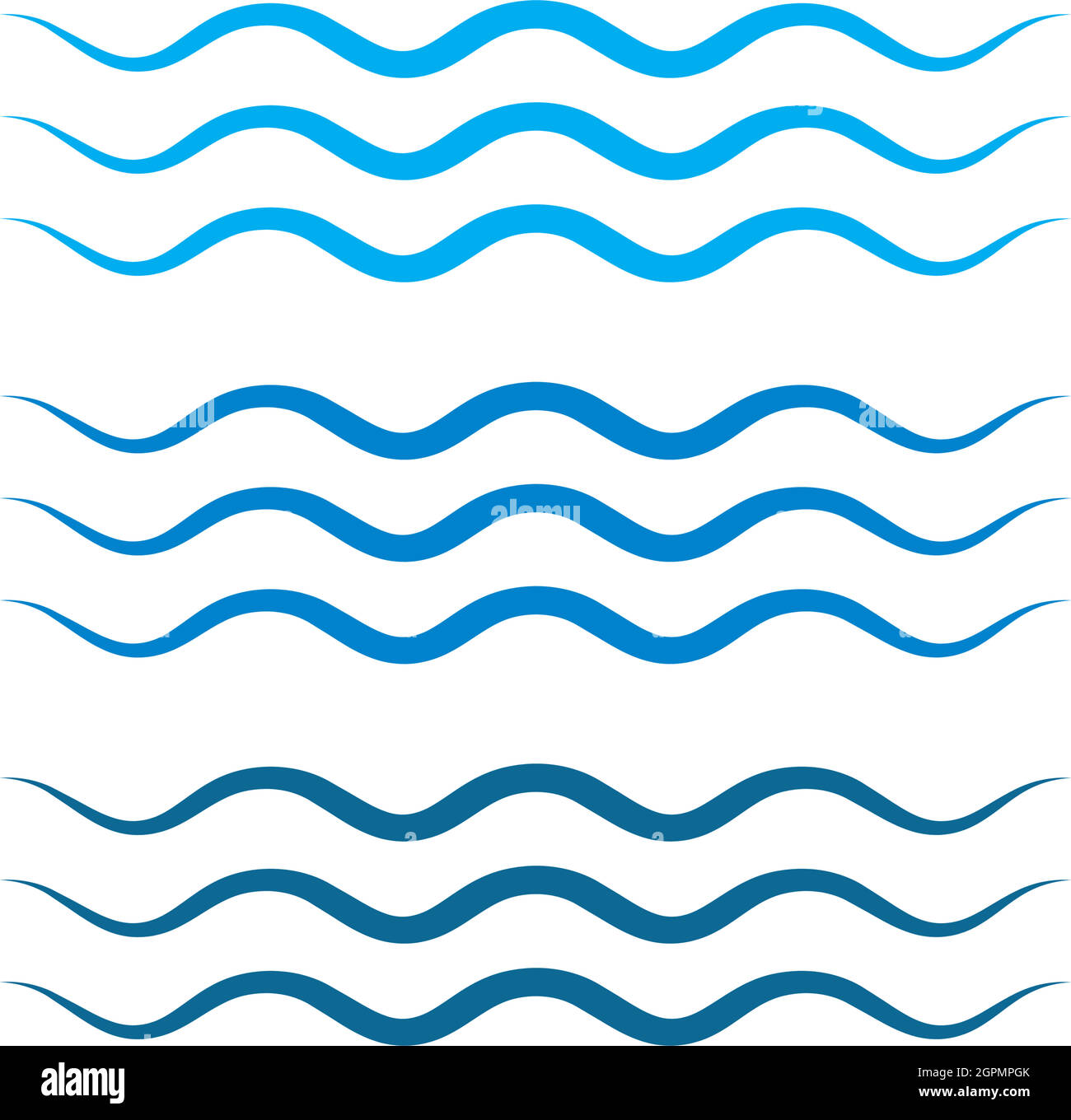 Water Wave symbol and icon Logo Template Stock Vector Image & Art - Alamy