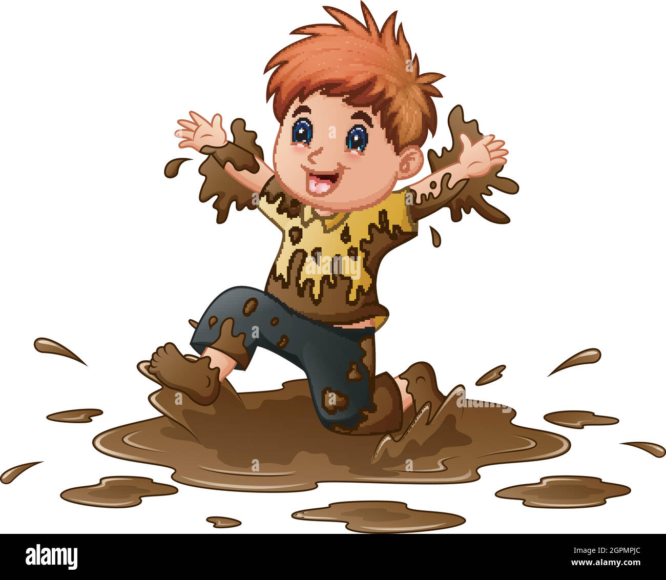 Mud pie background Stock Vector Images - Alamy