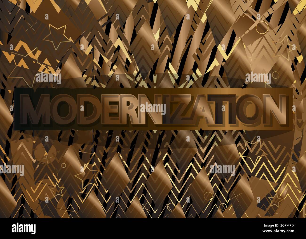 Modernization, Vector word poster. Quotes and phrases for banners ...