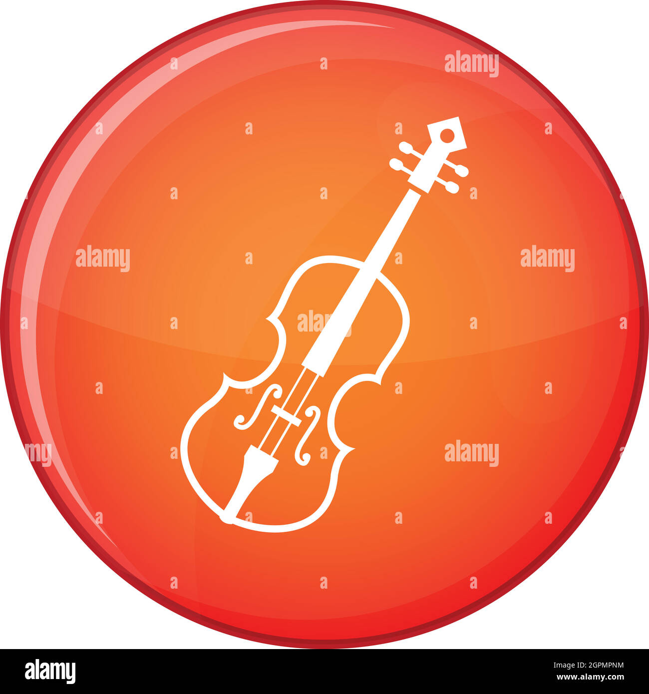 Cello icon, flat style Stock Vector Image & Art - Alamy