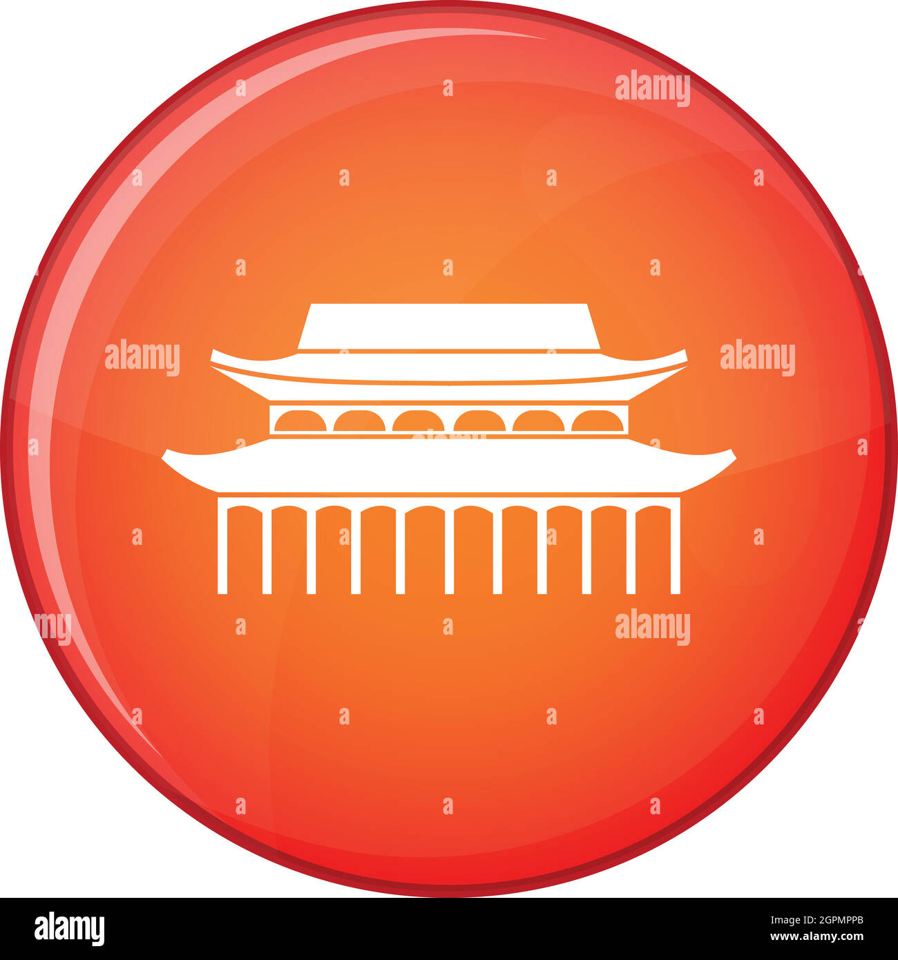 Buddhist temple worship in Stock Vector Images - Alamy