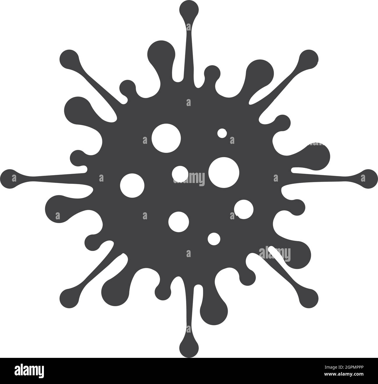 virus and bacteria icon vector illustration design Stock Vector Image ...