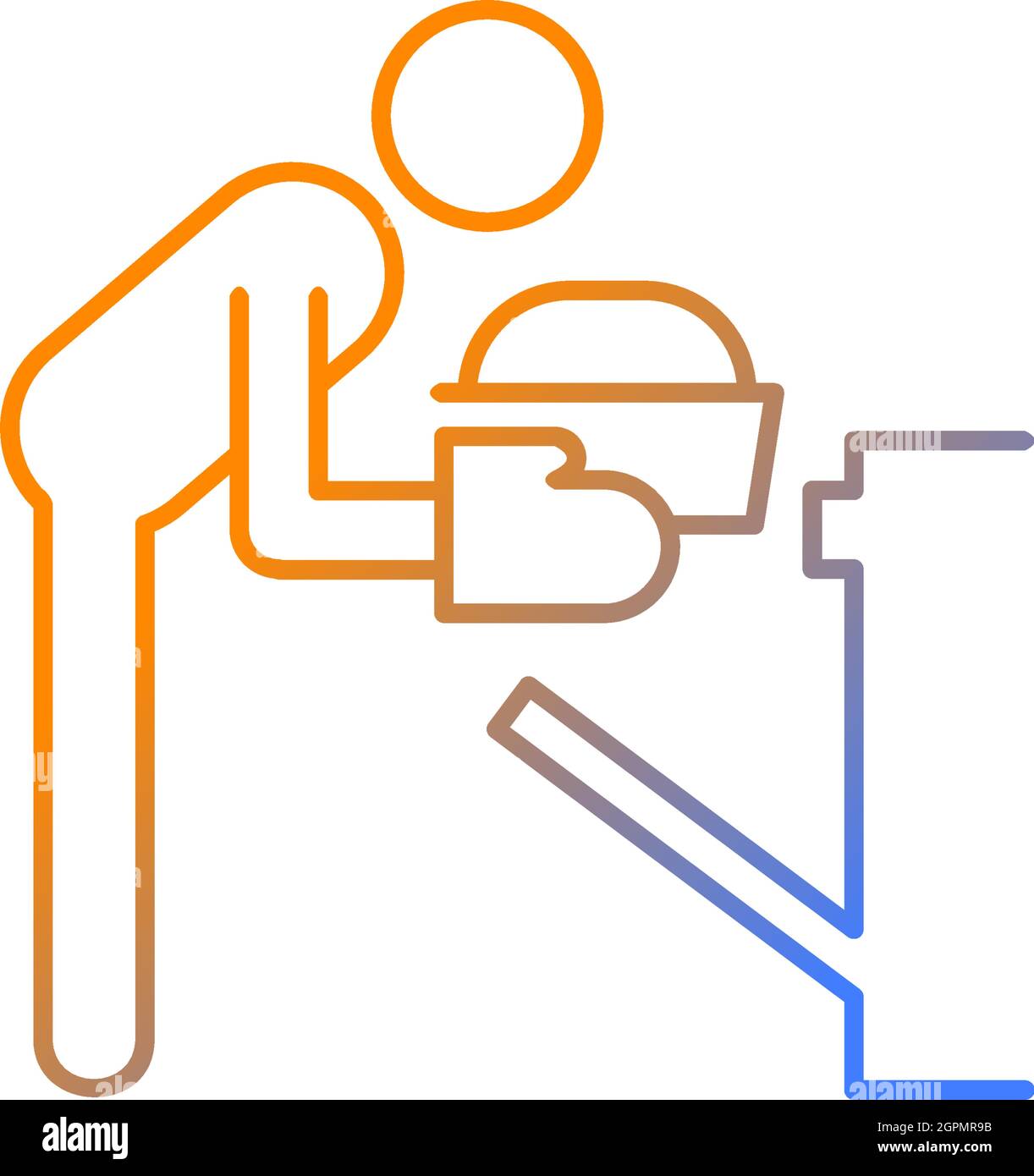 Bake gradient linear vector icon Stock Vector Image & Art - Alamy