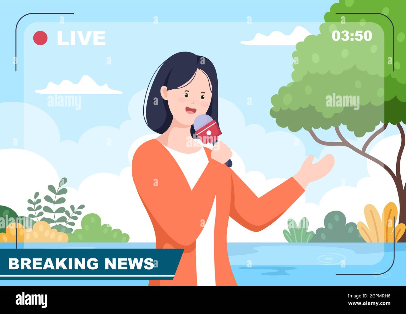 Weather reporter map hi-res stock photography and images - Alamy