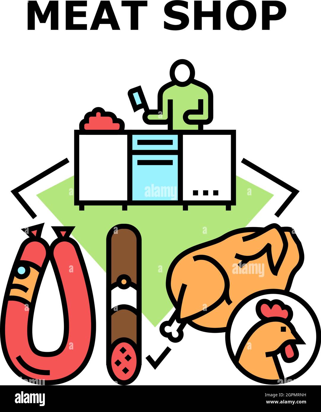 Carcass preparation Stock Vector Images - Alamy