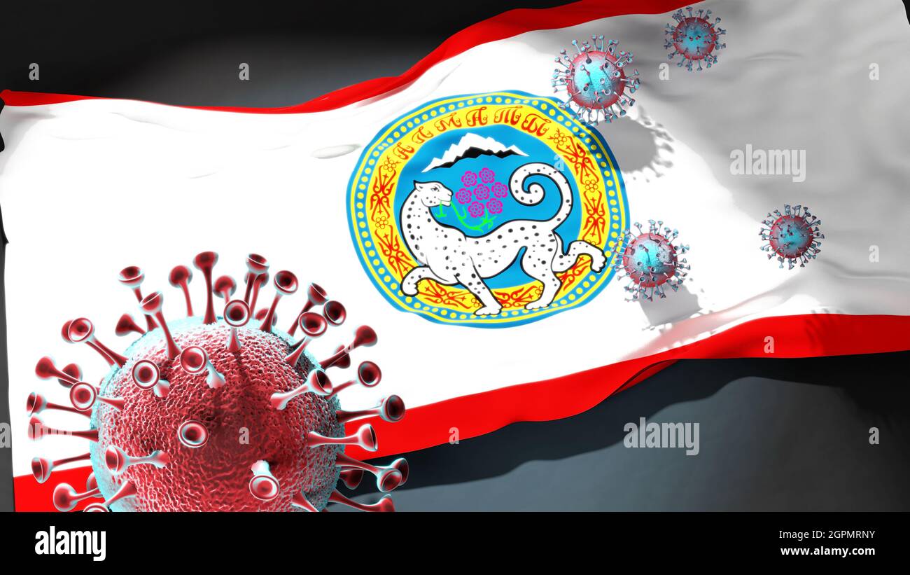 Almaty flag hi-res stock photography and images - Alamy