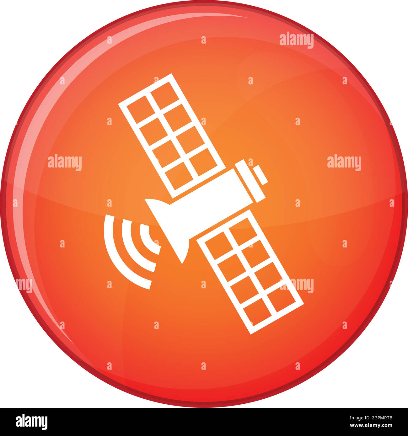 Receiver satellite icon flat hi-res stock photography and images - Alamy