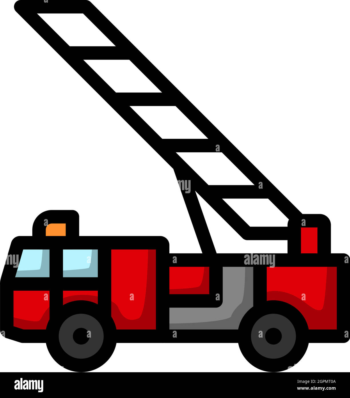 Big fire truck Stock Vector Images - Alamy