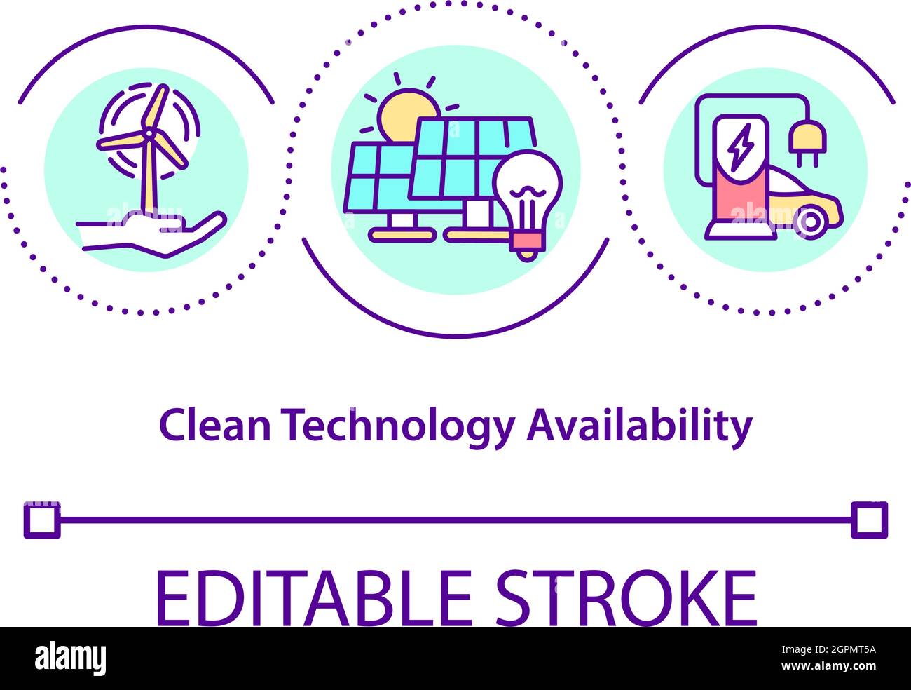 Clean technology availability concept icon Stock Vector Image & Art - Alamy
