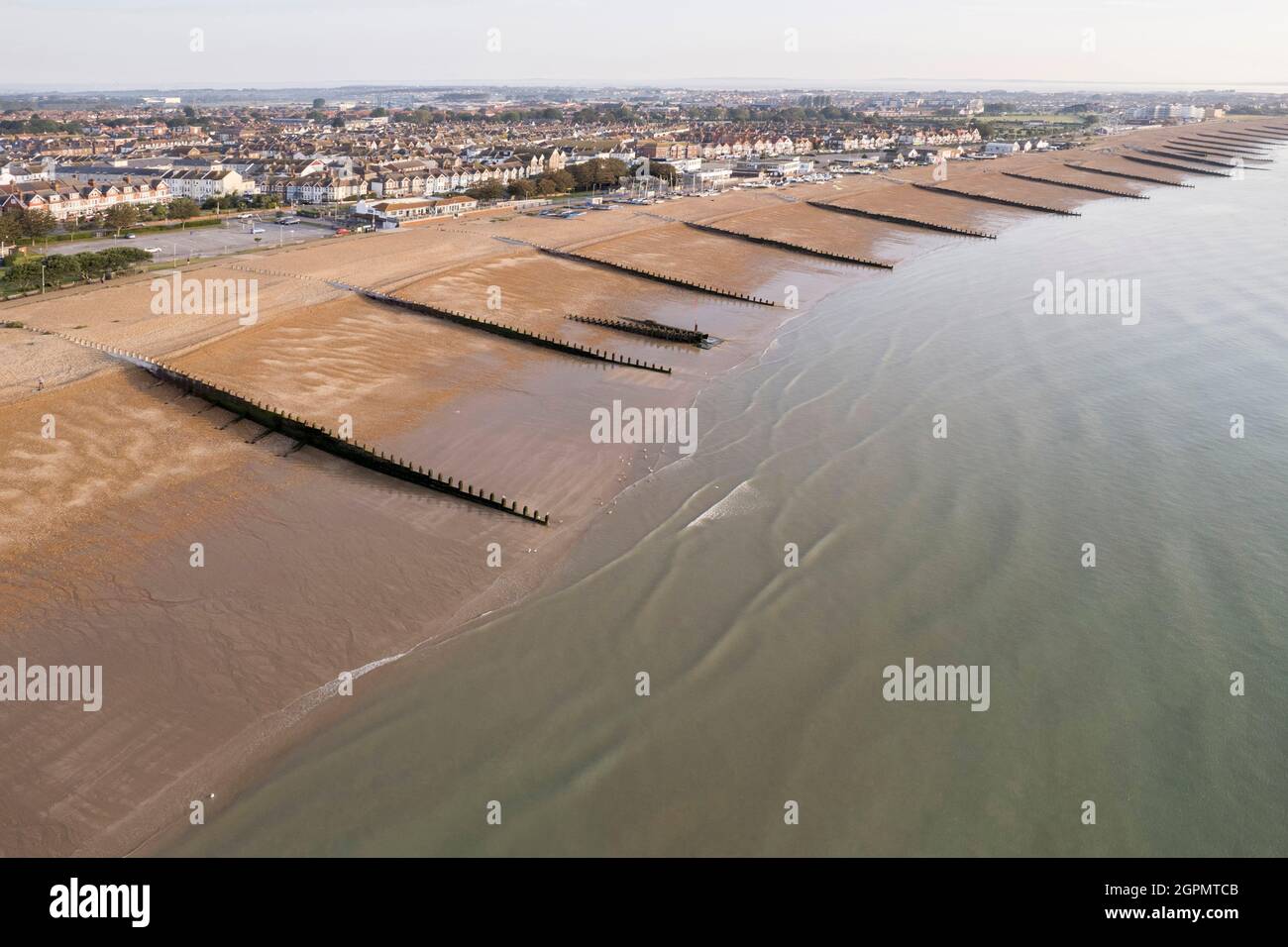 Groynes aerial hi-res stock photography and images - Alamy