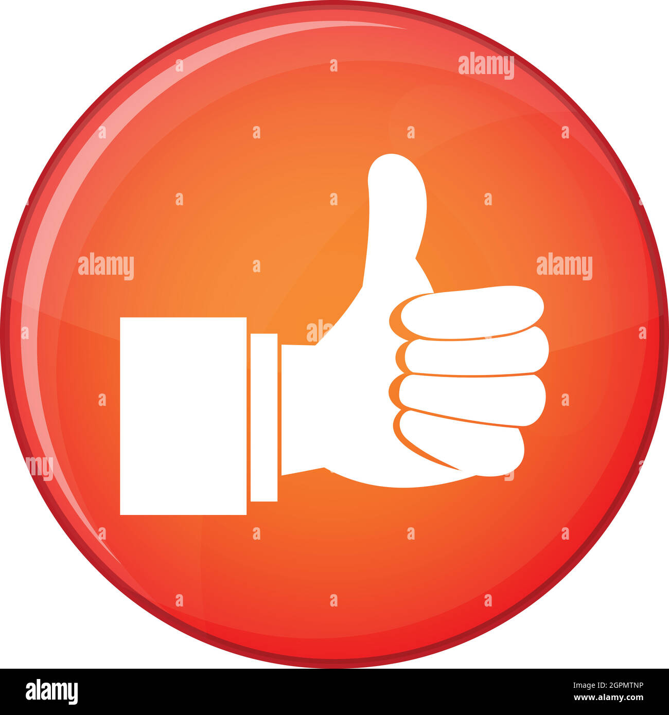 Flat thumb Stock Vector Images - Alamy