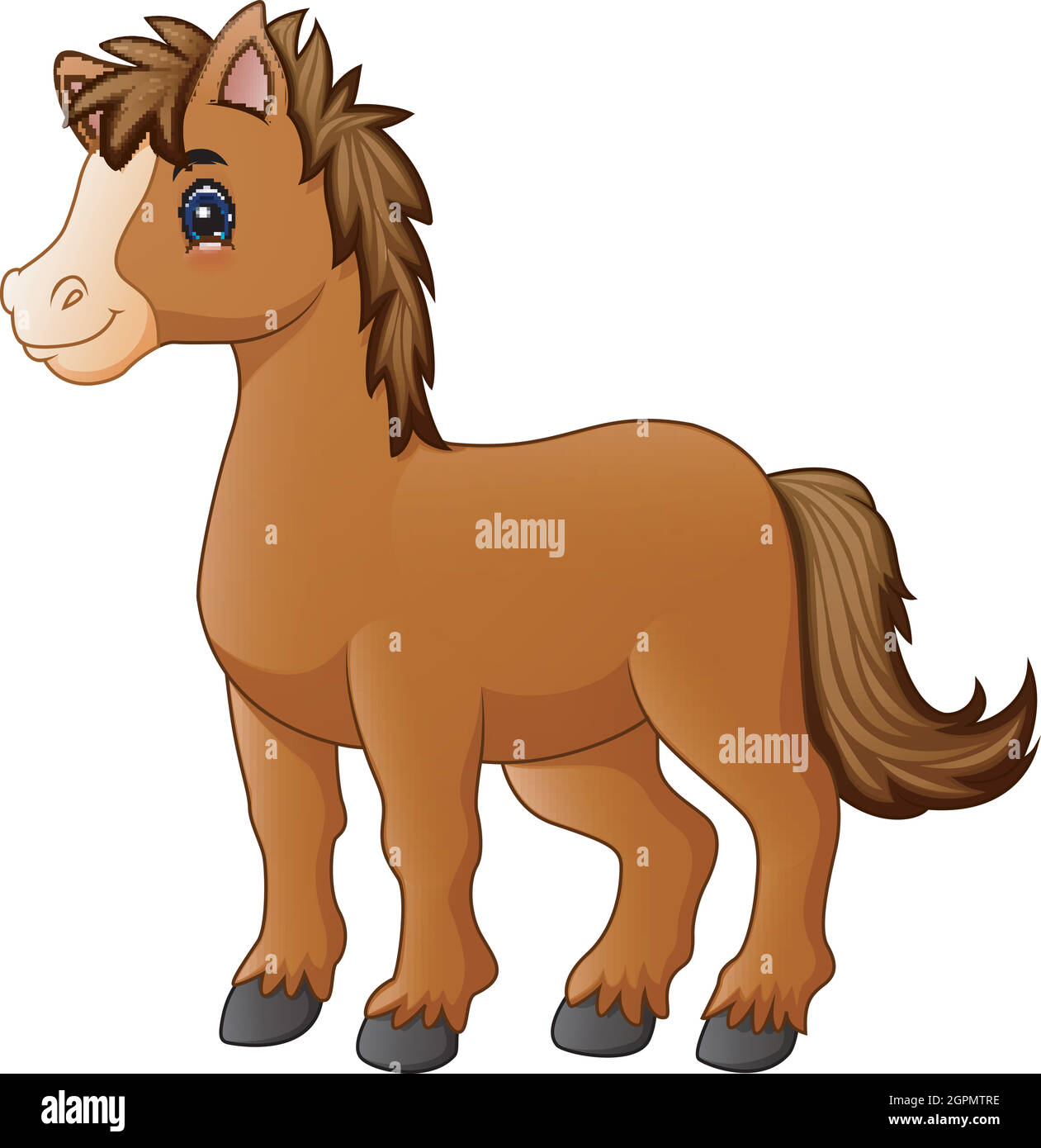 Cute Horse Cartoon