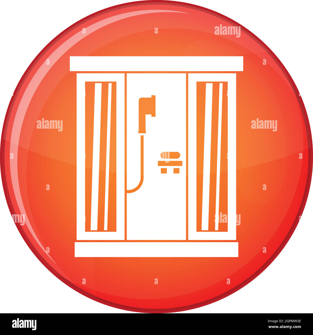 Shower bathroom Stock Vector Images - Alamy