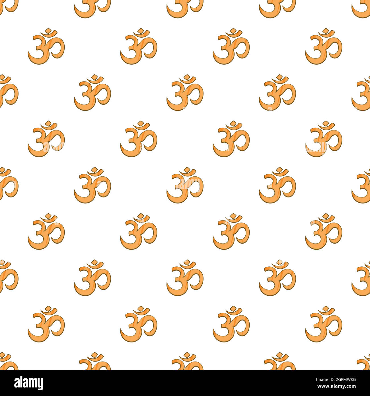 Om sign pattern, cartoon style Stock Vector Image & Art - Alamy
