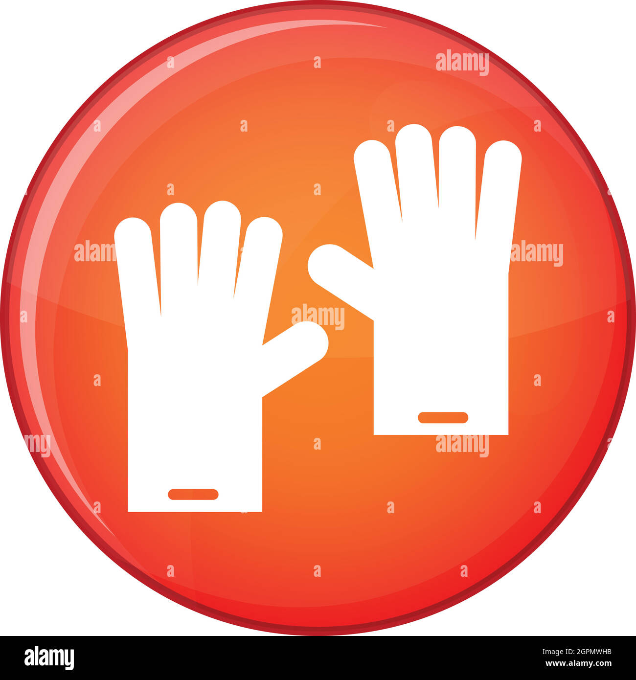 Rubber glove hand Stock Vector Images - Alamy