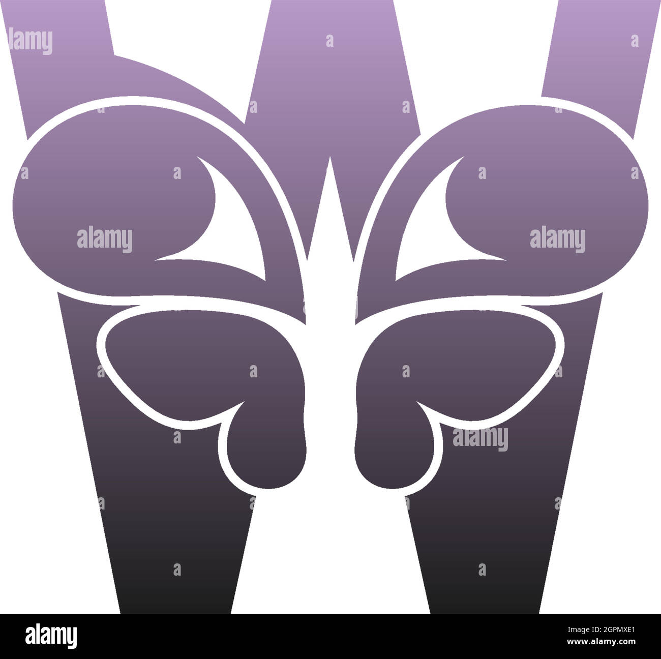 Monogram butterfly hi-res stock photography and images - Alamy