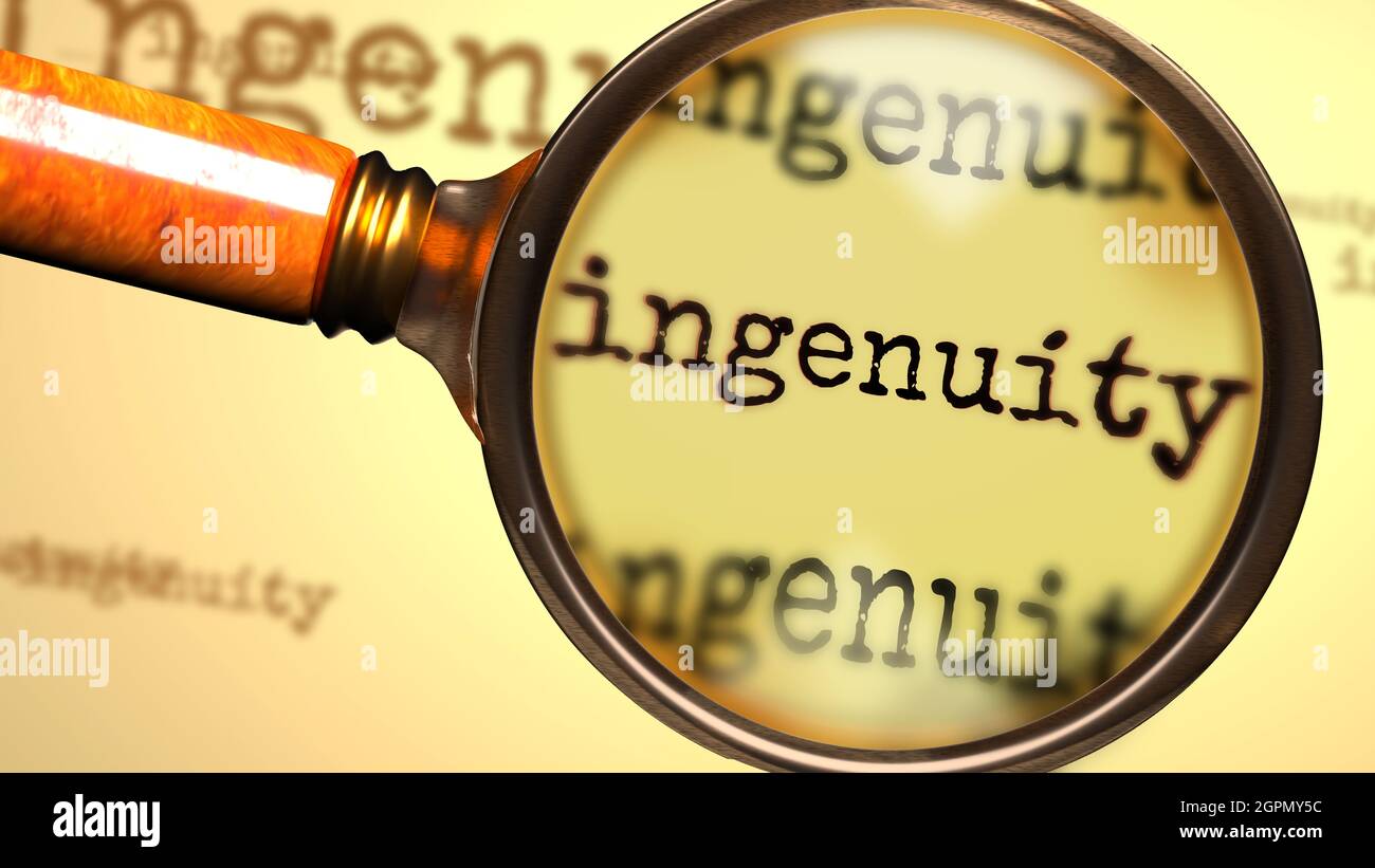 Ingenuity hi-res stock photography and images - Alamy