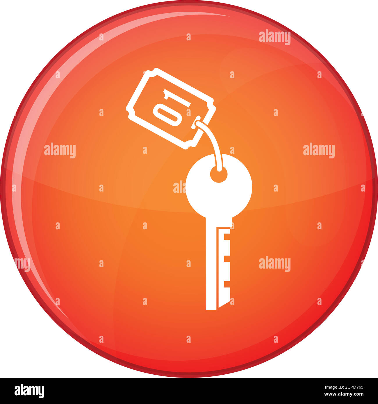 Hotel key icon, flat style Stock Vector Image & Art - Alamy