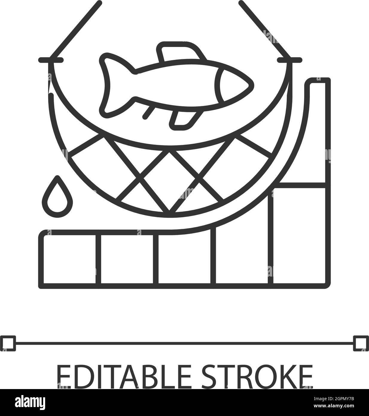 Total allowable catch linear icon Stock Vector Image & Art - Alamy