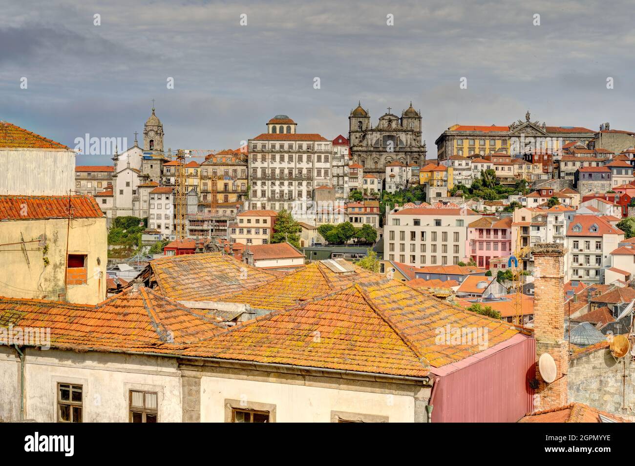 Porto landmarks, Portugal, HDR Image Stock Photo - Alamy