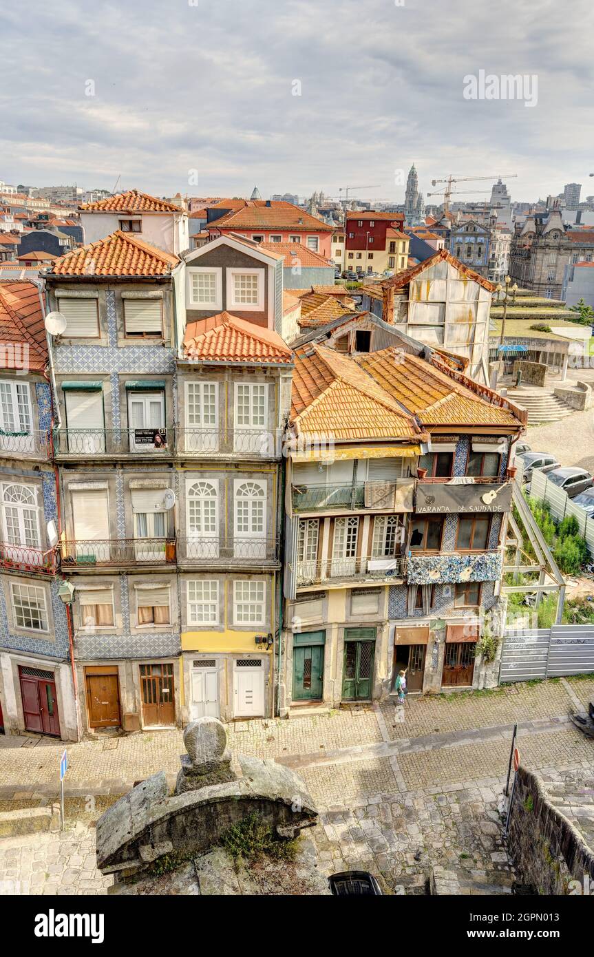 Porto landmarks, Portugal, HDR Image Stock Photo - Alamy