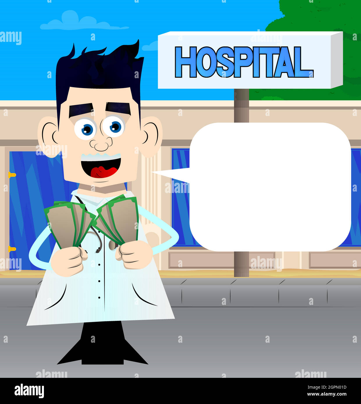 Hospital bill Stock Vector Images - Alamy