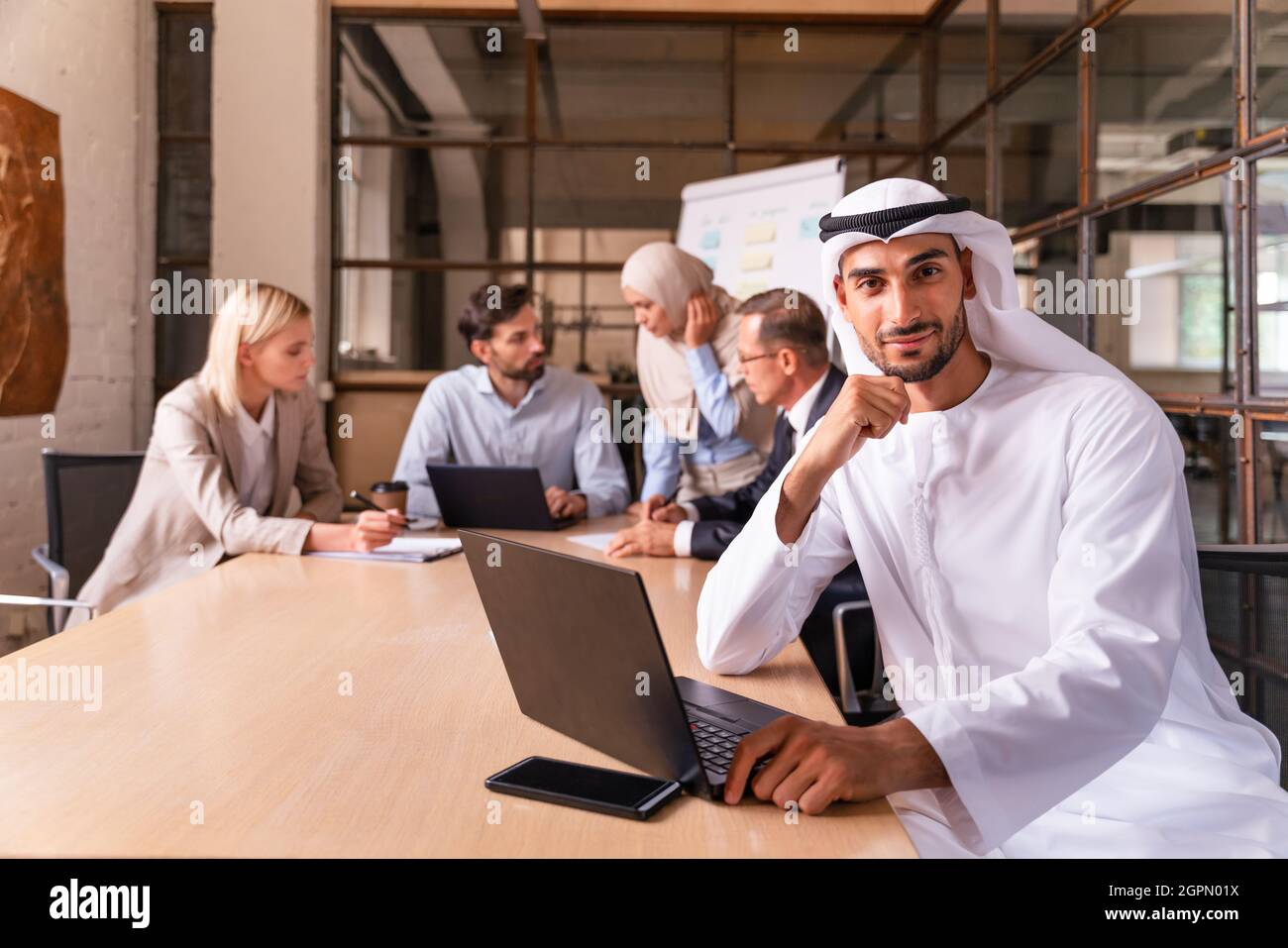 Multiethnic corporate business team meeting in the office for a ...