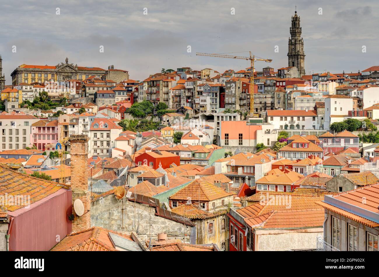 Porto landmarks, Portugal, HDR Image Stock Photo - Alamy