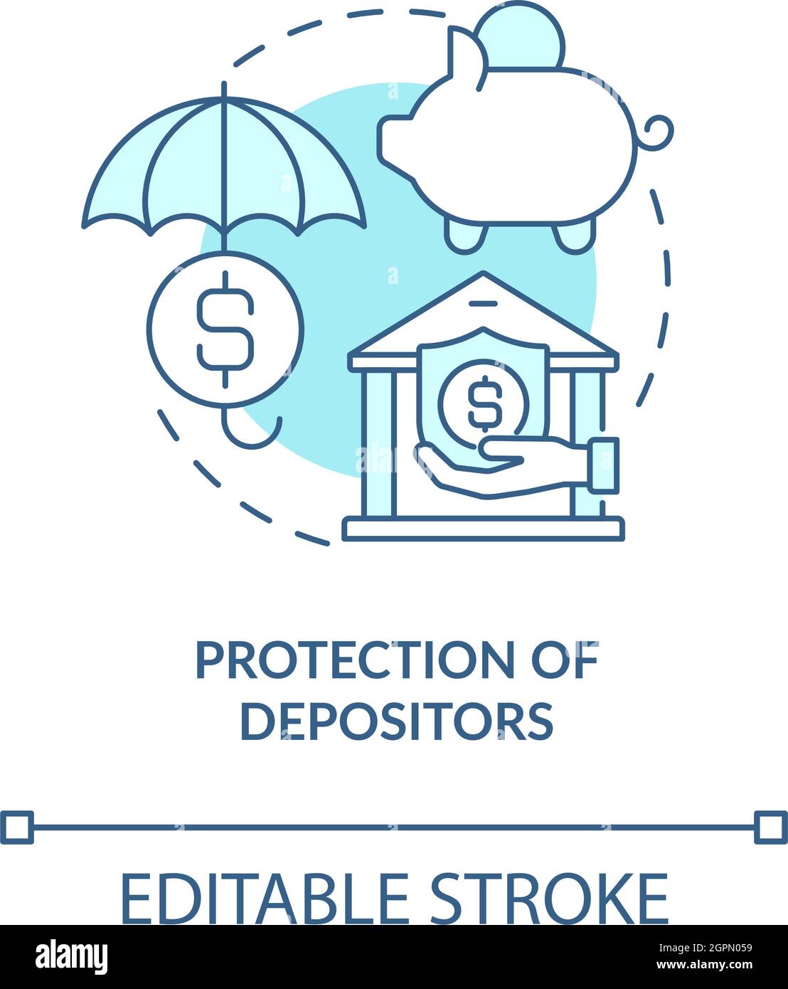 Security deposits concept icon Stock Vector Image & Art - Alamy