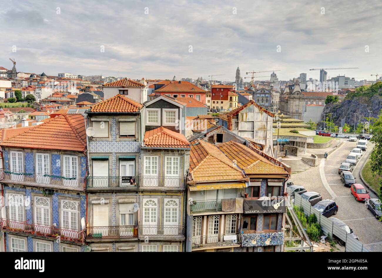 Porto landmarks, Portugal, HDR Image Stock Photo - Alamy
