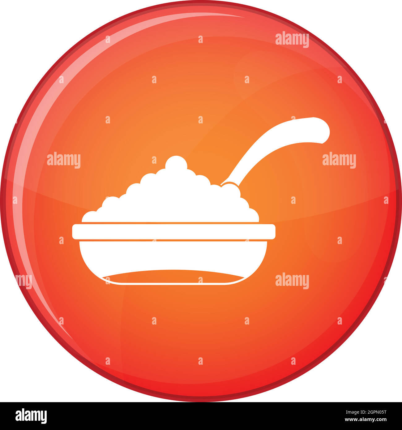 Spoon bowl isolated Stock Vector Images - Alamy