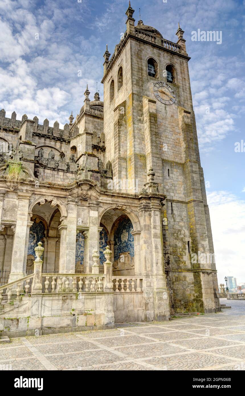 Porto landmarks, Portugal, HDR Image Stock Photo - Alamy