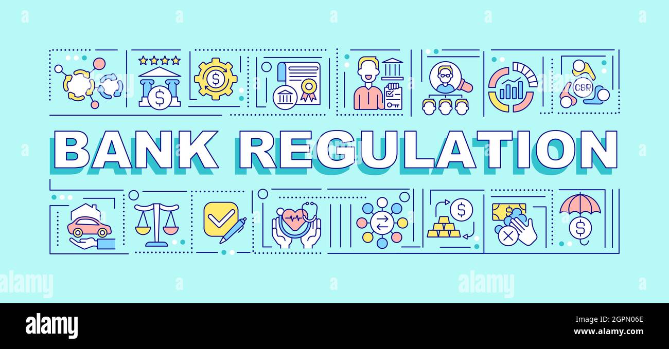 Bank regulation word concepts banner Stock Vector Image & Art - Alamy