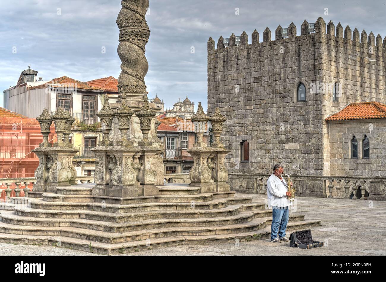 Porto landmarks, Portugal, HDR Image Stock Photo - Alamy