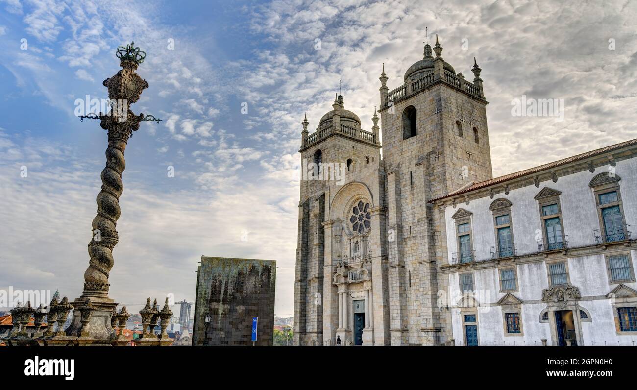 Porto landmarks, Portugal, HDR Image Stock Photo - Alamy