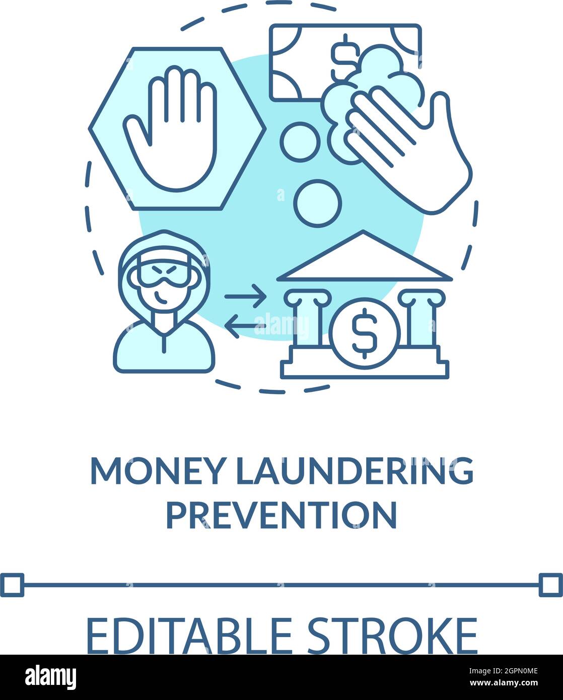 Money laundering concept icon Stock Vector Image & Art - Alamy
