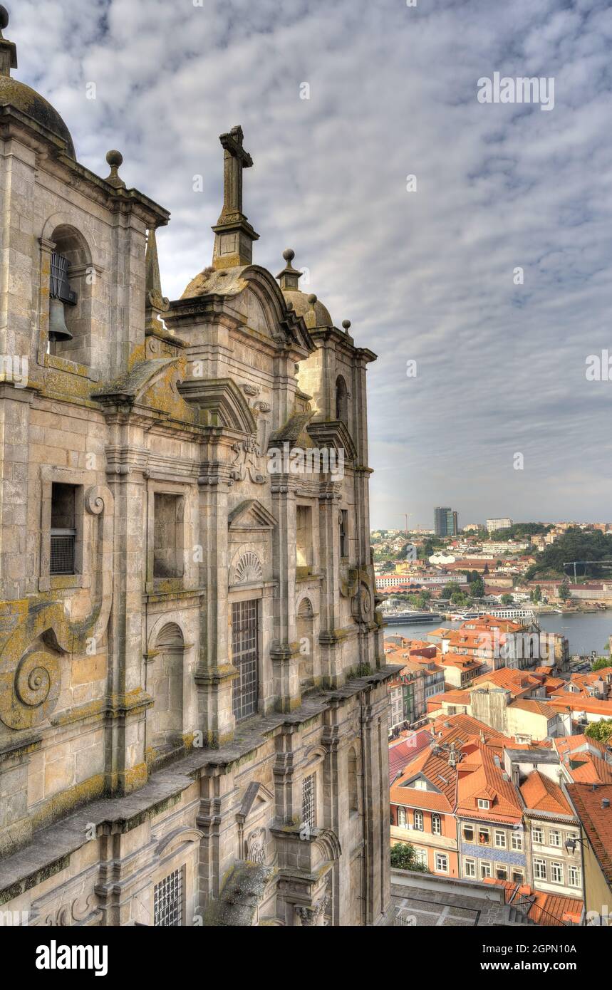 Porto landmarks, Portugal, HDR Image Stock Photo - Alamy