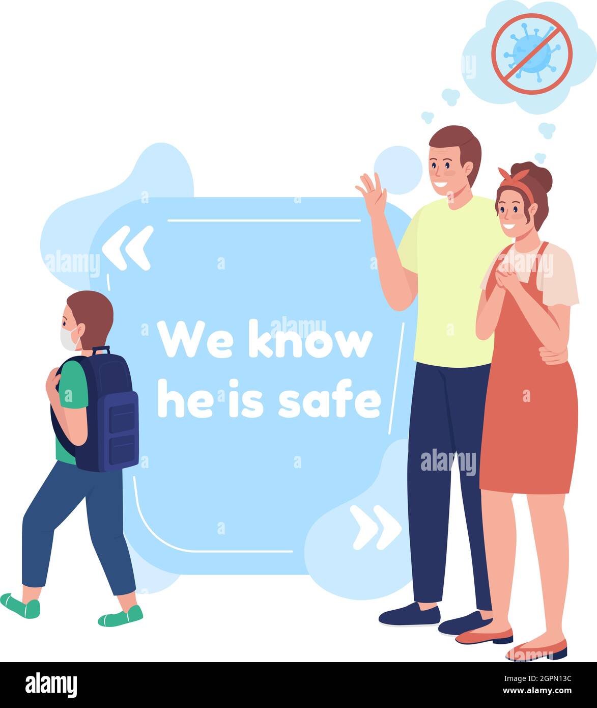 Pandemic schooling Stock Vector Images - Alamy