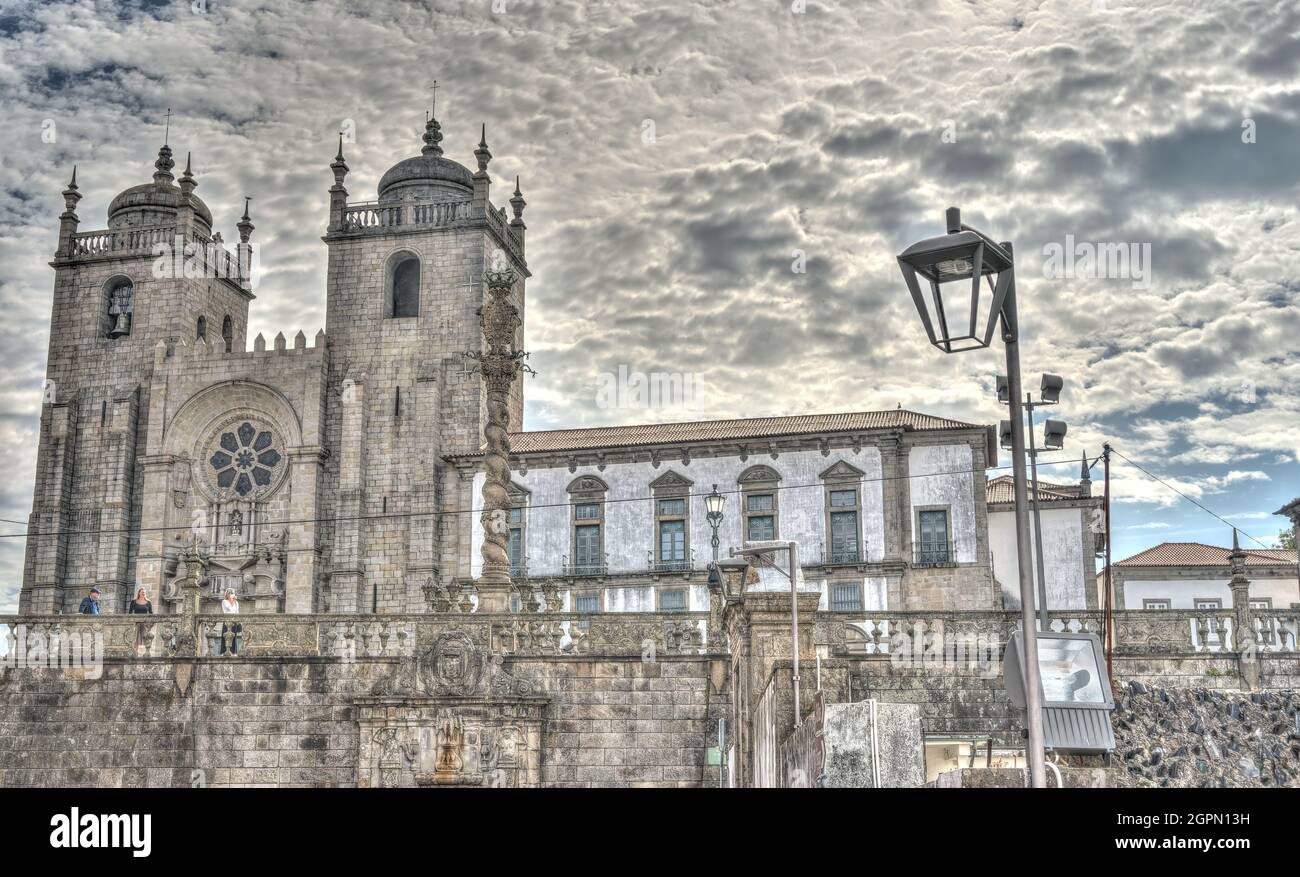 Porto landmarks, Portugal, HDR Image Stock Photo - Alamy